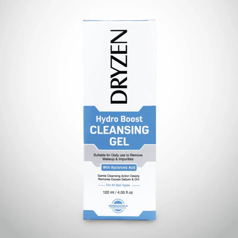 Dryzen HydroBoost Cleansing Gel | Hyaluronic Acid Hydration | Dermagenics