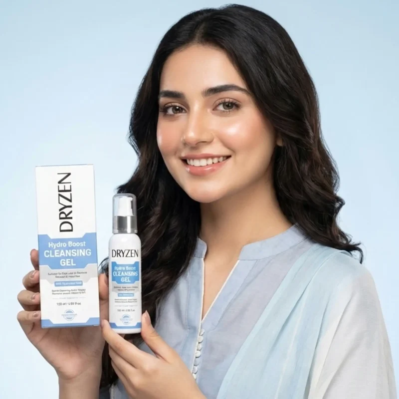 Dryzen HydroBoost Cleansing Gel | Hyaluronic Acid Hydration | Dermagenics